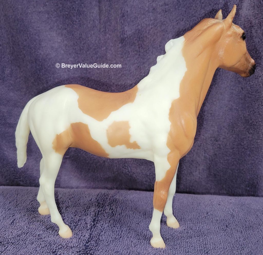Cheyenne, Chestnut Pinto Mare and Diego, Black Wolf | Breyer Value Guide
