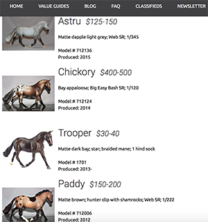 Celebrating the Classics | Breyer Value Guide