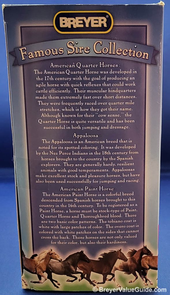 Prince Plaudit – Famous Sire Collection | Breyer Value Guide