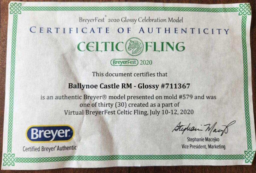 Glossy Ballynoe Castle RM | Breyer Value Guide