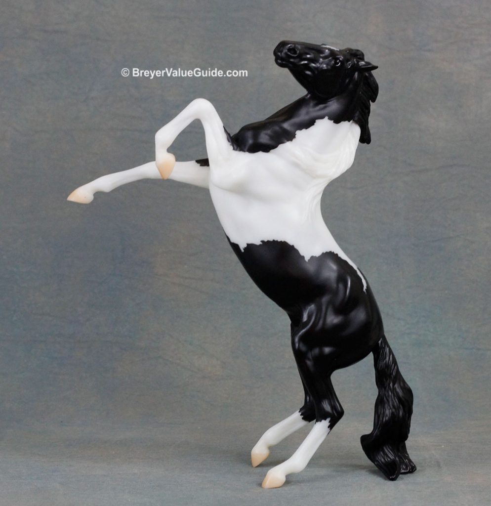 Black Pinto Rearing Mustang | Breyer Value Guide