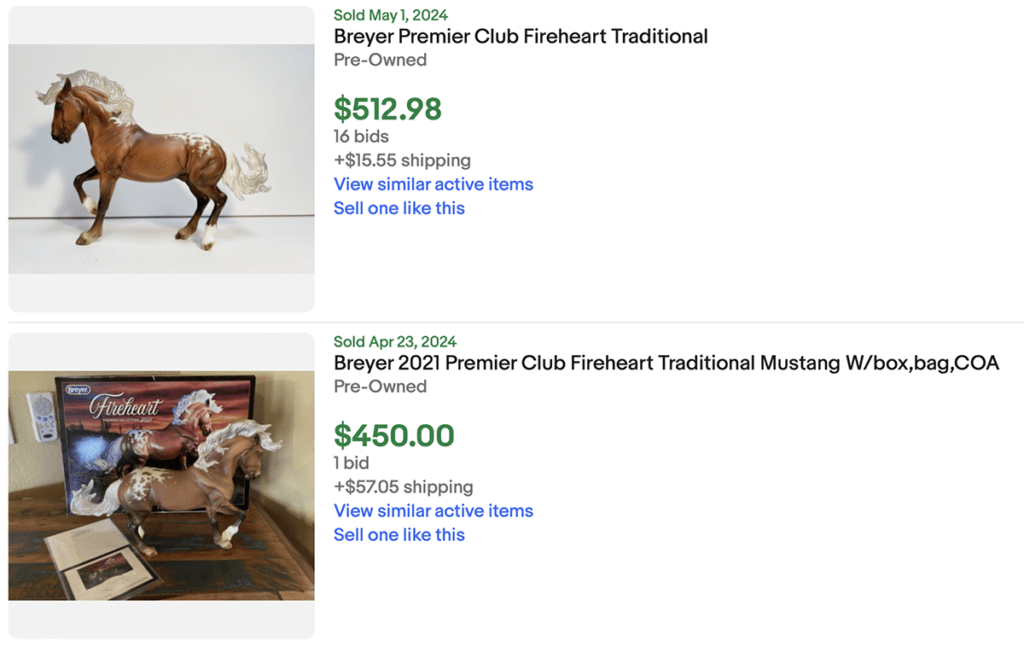 Fireheart | Breyer Value Guide